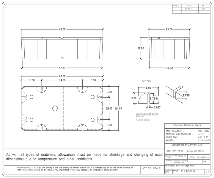 Encapsulated Floatation - Boat Dock Flotation - Dock Floats Ltd ...